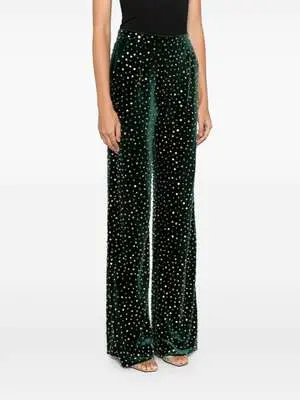 SAIID KOBEISY Beaded Tailored Trousers