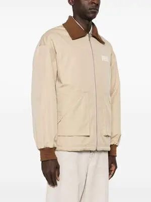 Kenzo Logo-patch Reversible Jacket - Neutrals