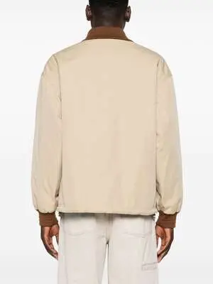 Kenzo Logo-patch Reversible Jacket - Neutrals