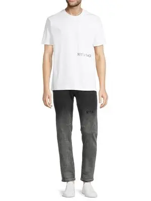 RtA Bryant Stretch Slim-fit Jeans - Light Charcoal Small