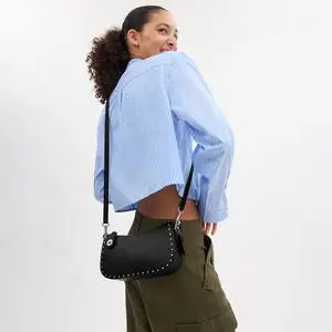 COACH Swinger Bag With Rivets