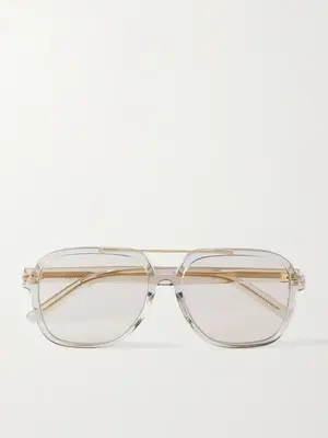 Saint Laurent Aviator Sunglasses - Neutrals