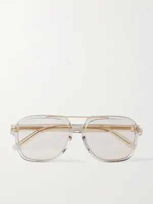 Saint Laurent Aviator Sunglasses - Neutrals