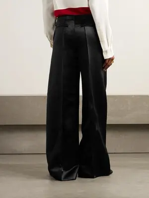 PETER DO Satin Wide-leg Pants