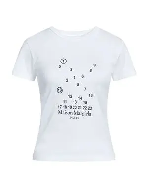 Mm6 Maison Margiela Round Neck T-shirts For Women