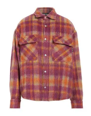 Palm Angels Shirt Size Virgin Wool, Alpaca Wool, Mohair Wool, Polyamide - Red