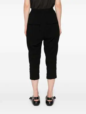 Rick Owens Astaires Cropped Trousers - Black