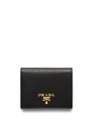 Prada Small Saffiano Leather Wallet - Black