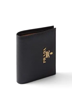 Prada Small Saffiano Leather Wallet - Black