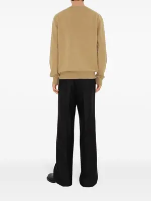 Burberry Logo-embroidered Cashmere Jumper