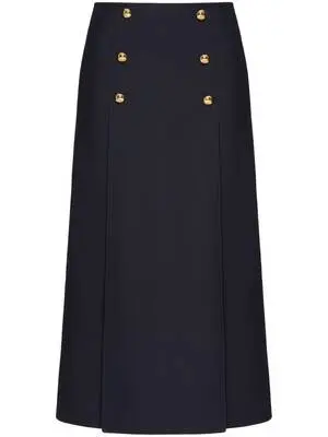 Valentino Garavani Button Detailed Skirts