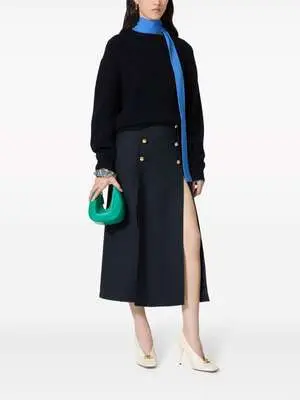 Valentino Garavani Crepe Couture Midi Skirt