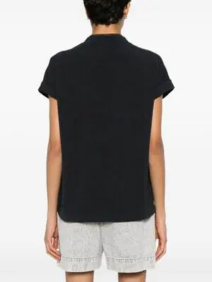 Brunello Cucinelli Monili-chain Cotton T-shirt - Grey