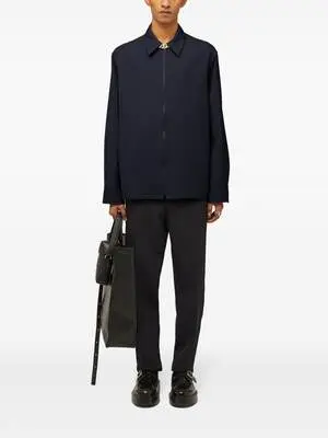 JIL SANDER Zip-up Wool Overshirt