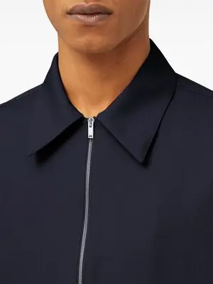 JIL SANDER Zip-up Wool Overshirt