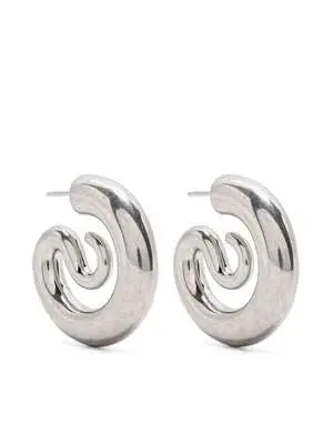 PANCONESI Small Serpent Earrings - Silver