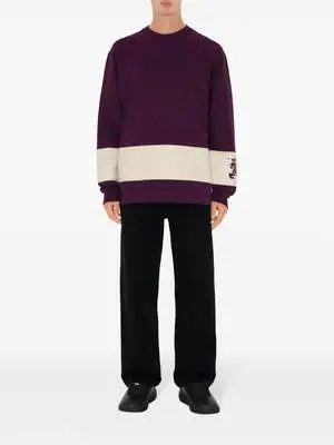 Burberry Ekd Stripe Cotton Jumper