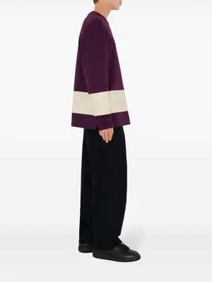 Burberry Ekd Stripe Cotton Jumper