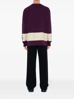 Burberry Ekd Stripe Cotton Jumper