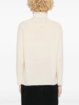 TWINSET Wool-cashmere Blend Jumper - White
