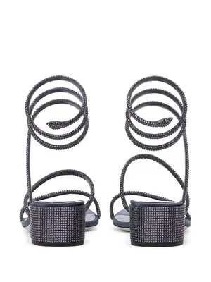 Rene Caovilla 40mm Cleo Sandals - Grey