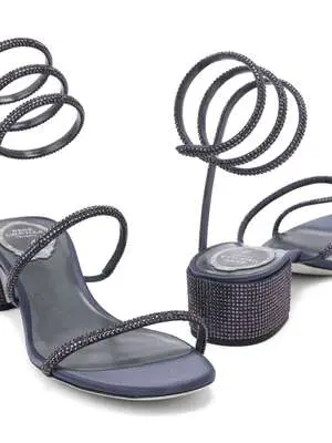 Rene Caovilla 40mm Cleo Sandals - Grey