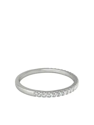 VEYNOU 18kt Recycled White Gold Diamond Mara Ring - Silver