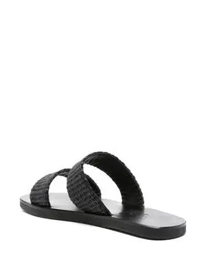 ANCIENT GREEK SANDALS Zeus Straw Slides