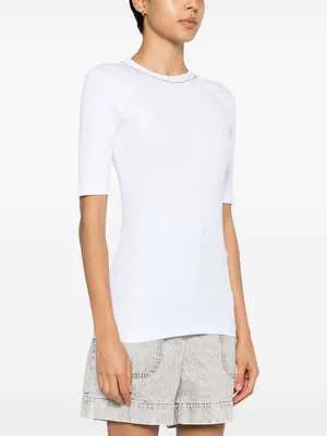 Brunello Cucinelli Monili-chain Cotton Jumper - White