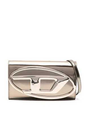 DIESEL® Leather Wallet On Chain - Gold