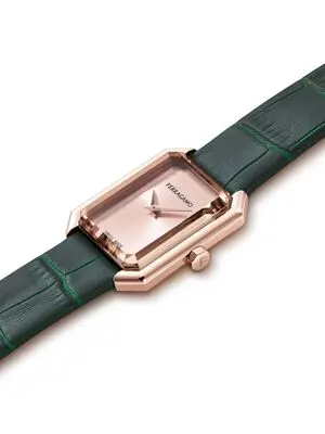 FERRAGAMO Crystal Tank 33.5mm Watch - Pink