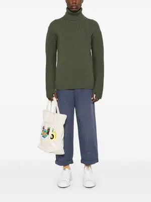 Kenzo Roll-neck Ribbed-knit Jumper