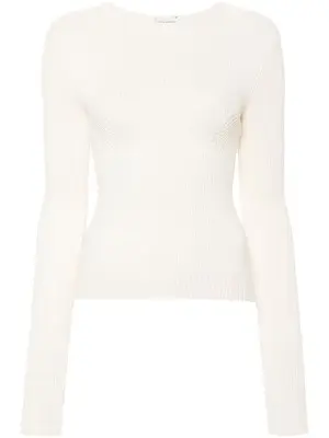 MAGDA BUTRYM Magda Butrym Long-Sleeve Ribbed Jumper