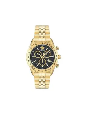 Versace Chrono Master 44mm Bracelet Watch - Black