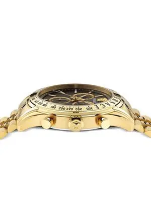 Versace Chrono Master 44mm Bracelet Watch - Black