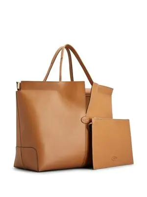 TOD'S Leather Tote - Brown
