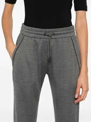 Brunello Cucinelli Monili-detail Track Pants - Grey