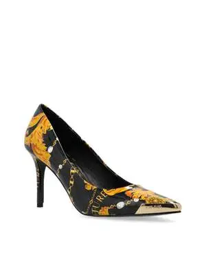 Versace Scarlett Patterned Pumps - Black