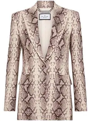 Philipp Plein Python-print Blazer