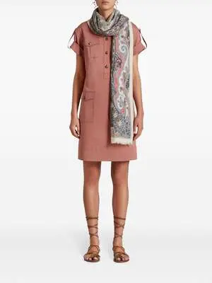 Etro Paisley-print Cashmere Scarf - Neutrals
