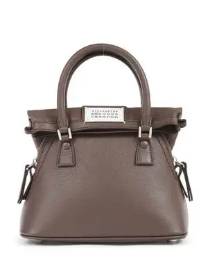 MAISON MARGIELA 5ac Classique Mini Tote Bag - Brown