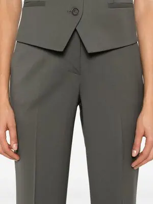 P.a.r.o.s.h Tailored Virgin Wool-blend Trousers