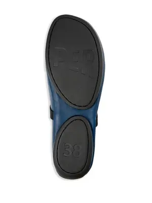 Camper Right Nina Leather Ballerinas - Blue