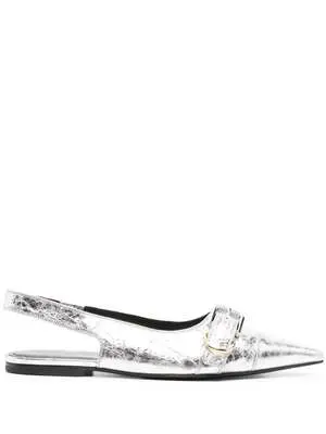Givenchy Silver Tone Shoes For Women