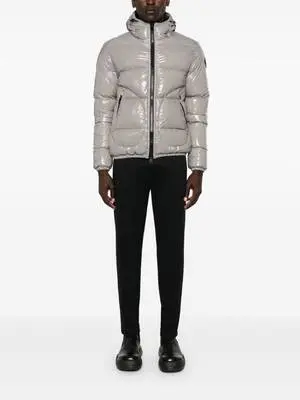 Herno Patent Hooded Puffer Jacket