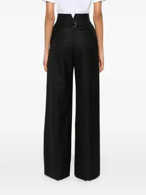 Alexander McQueen Pinstripe Tailored Wool Trousers