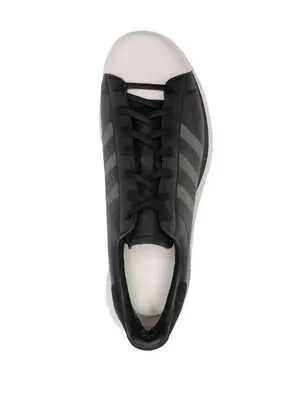 Y3 Gendo Superstar Leather Sneakers - Black