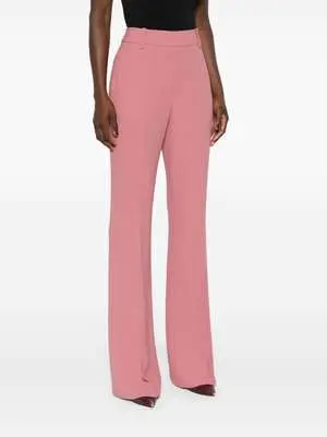 Ermanno Scervino Flared Crepe Trousers