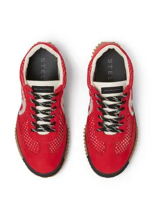 Stella McCartney S-wave Mesh Sneakers - Red