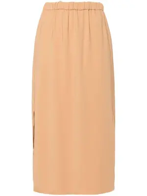 FORTE_FORTE Elasticated-waistband Midi Skirt